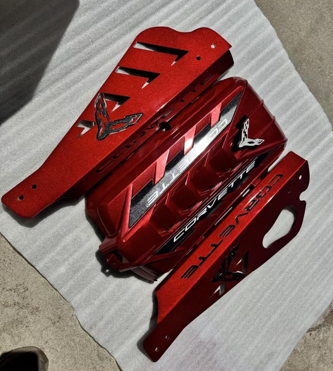 2020/2024 Edge Red C8 Corvette Engine Appearance Package (contact Us ...