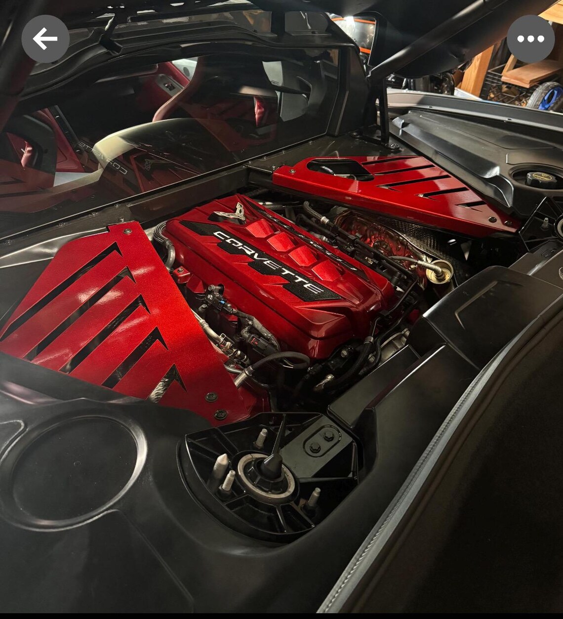 2020/2024 Edge Red C8 Corvette Engine Appearance Package (contact Us ...