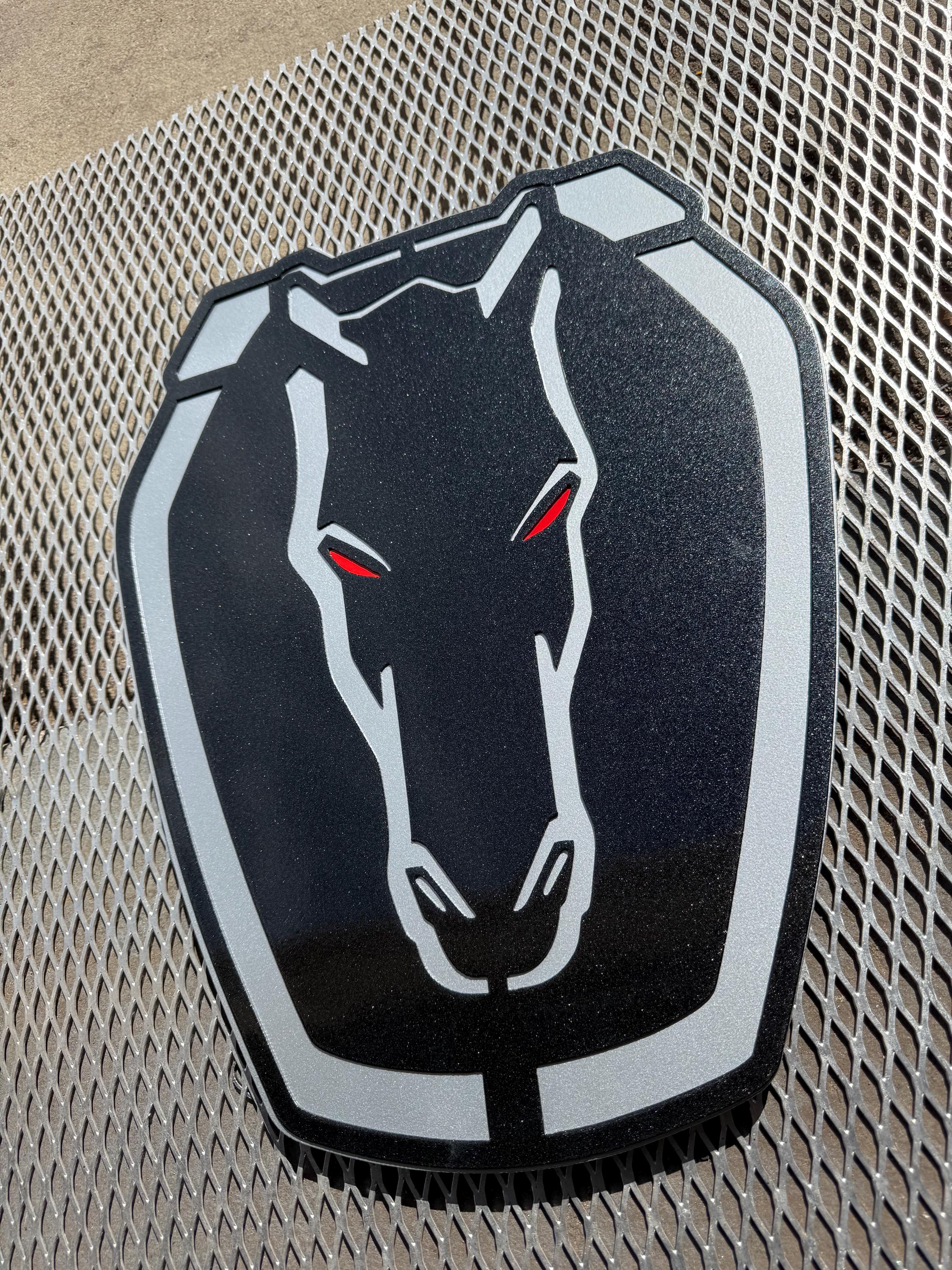 Dark Horse Mustang Prop 20x16 (logo Area) Overall Height 34” Tall - Etsy