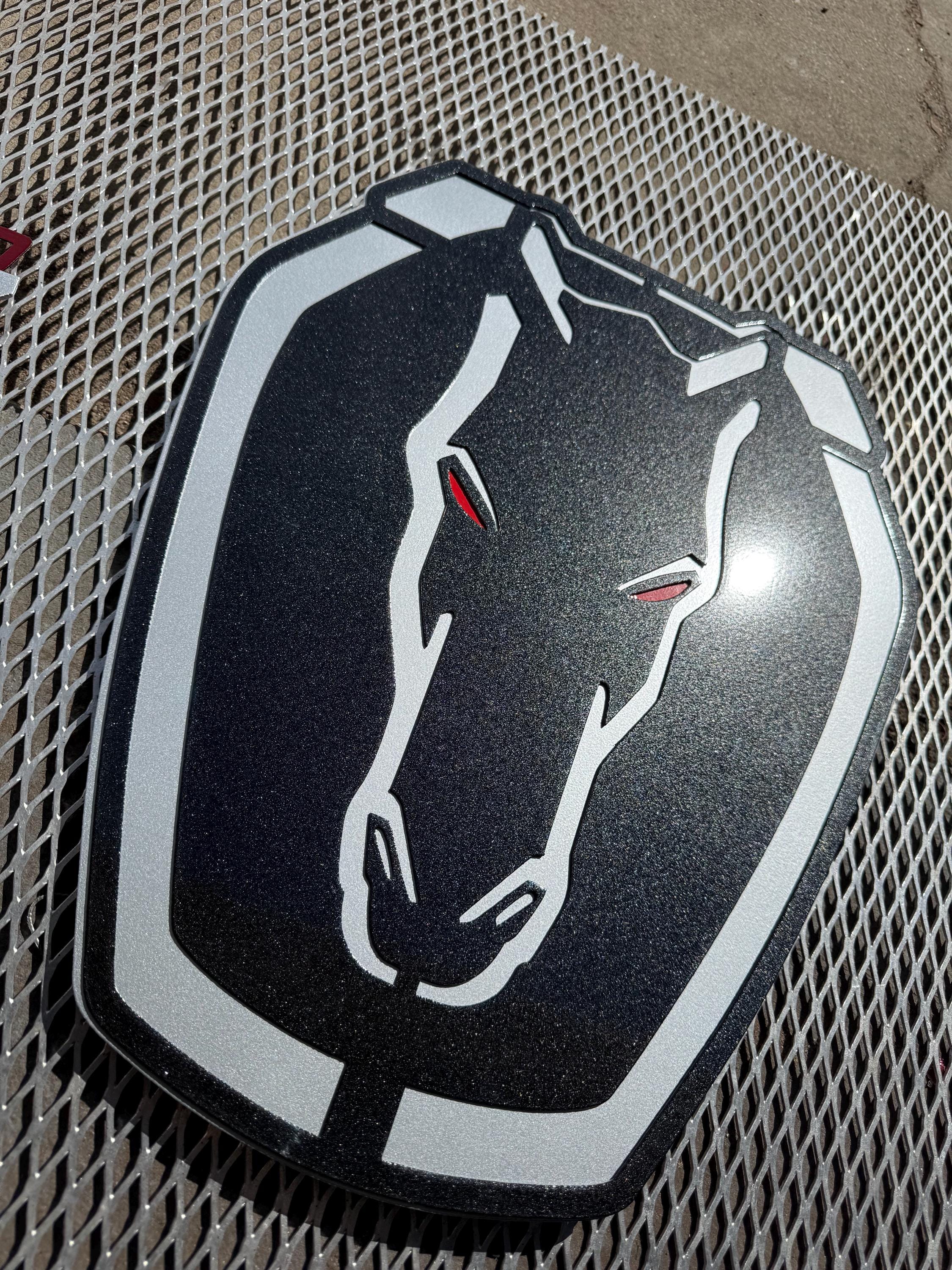 Dark Horse Mustang Prop 20x16 (logo Area) Overall Height 34” Tall - Etsy