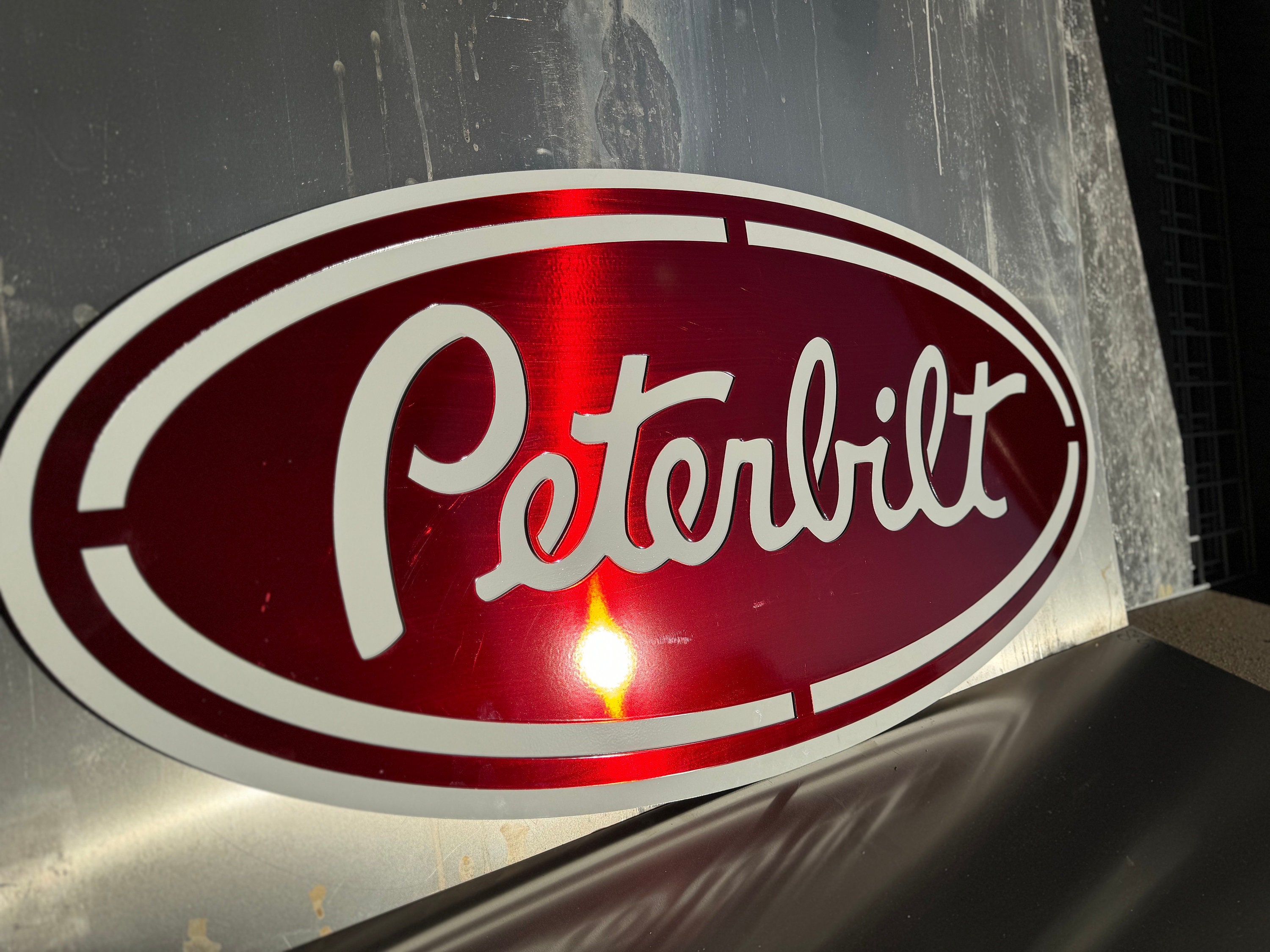 Peterbilt Sign Aluminum - Etsy