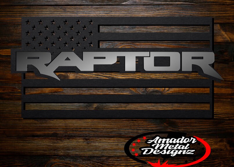 Raptor Usa Steel Powder Coated Flag - Etsy