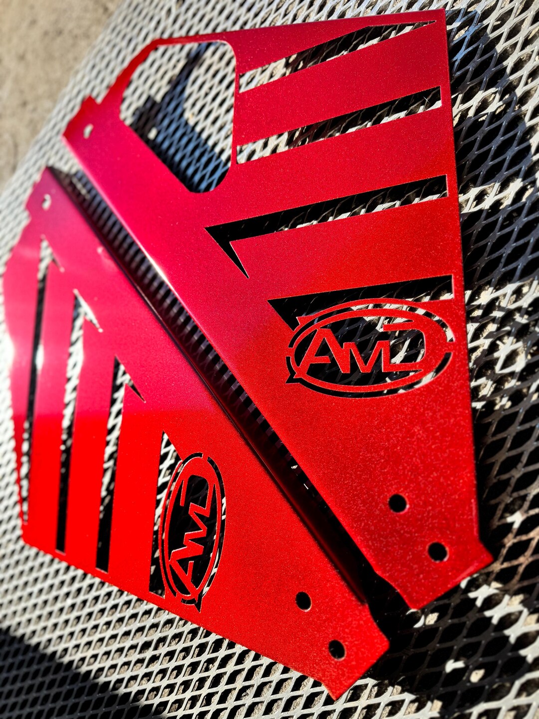 AMD C8 EDGE RED Engine Covers (side Panels Only) - Etsy