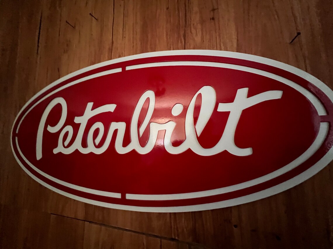 Peterbilt Sign Aluminum - Etsy