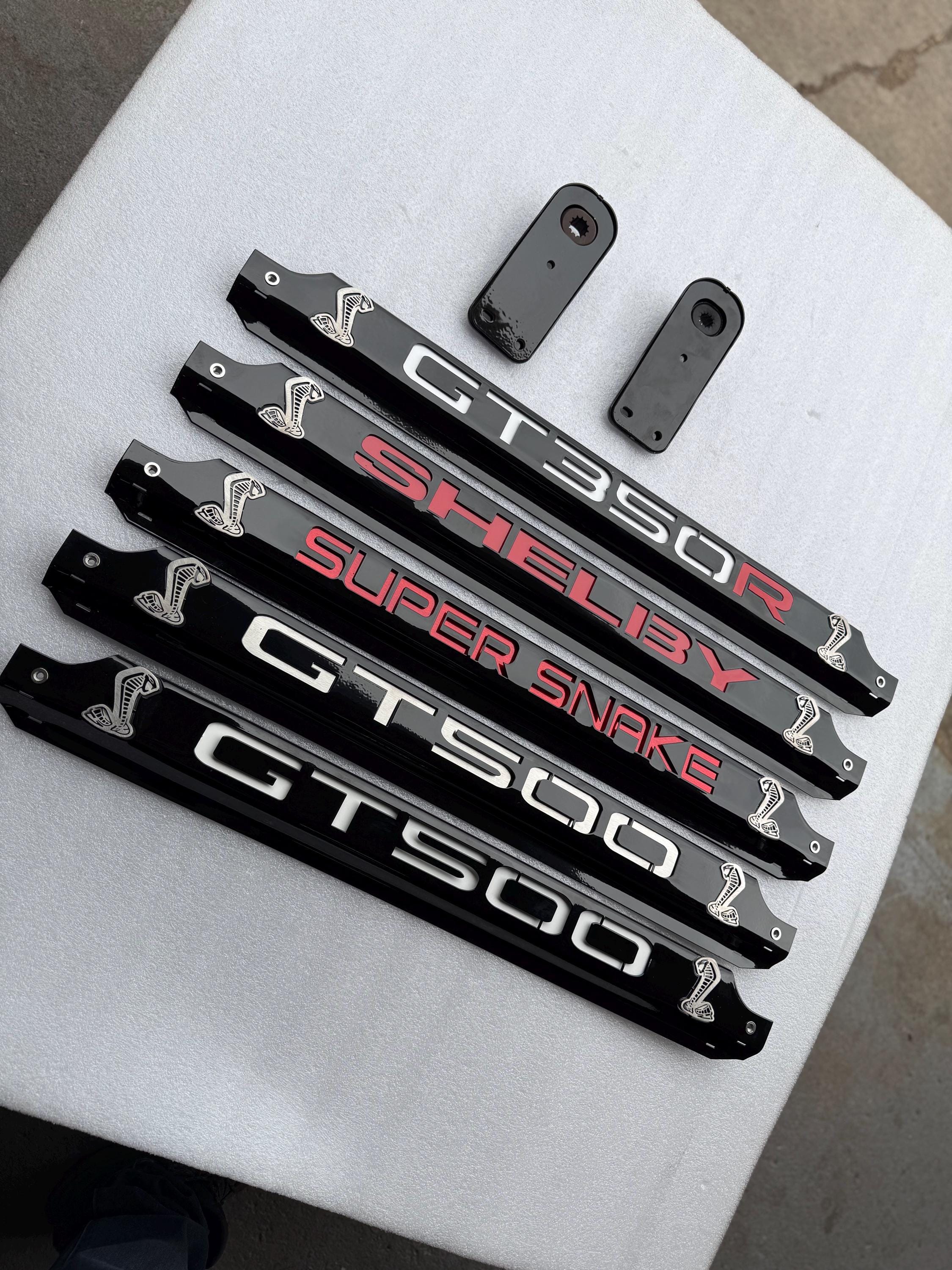 2016-2022 GT500 Shelby Radiator Cover Black and Silver - Etsy
