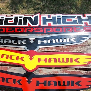 Trackhawk Steel Wall Sign Cnc Cut - Etsy