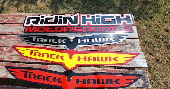 Trackhawk Steel Wall Sign Cnc Cut | Etsy