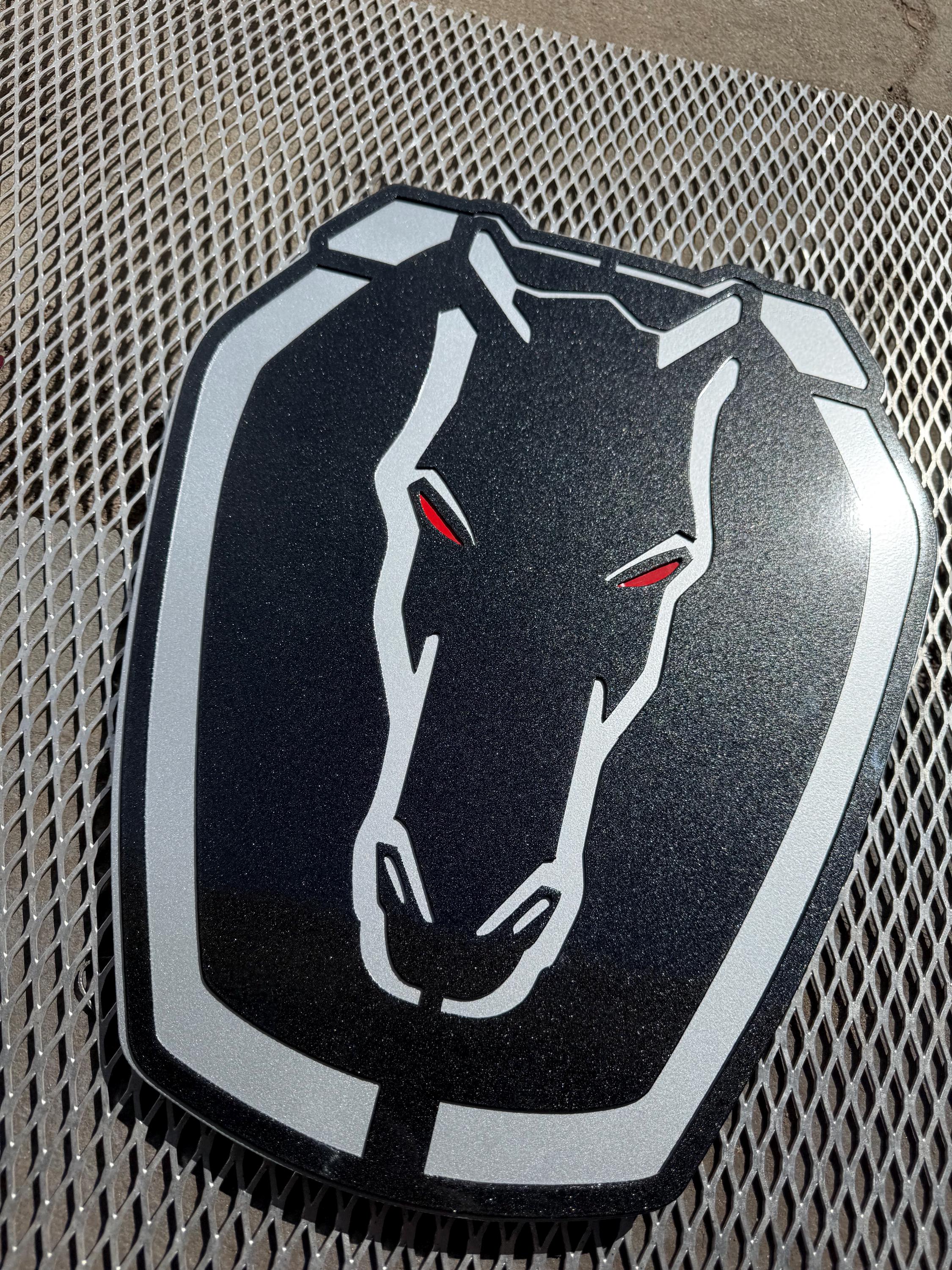 Dark Horse Mustang Prop 20x16 (logo Area) Overall Height 34” Tall - Etsy
