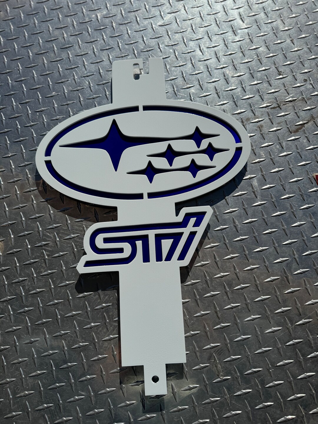 Subaru Sti Metal Powder Coated Hood Prop - Etsy