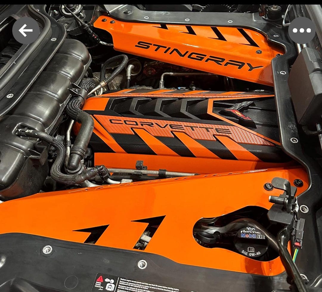 2020/2024 C8 Corvette Htc Engine Appearance Panels Only (convertible ...