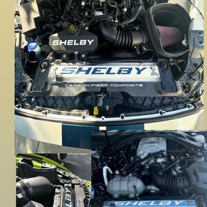 2016-2022 GT500 / GT350 RADIATOR COVER PLATE White and Blue Metallic - Etsy