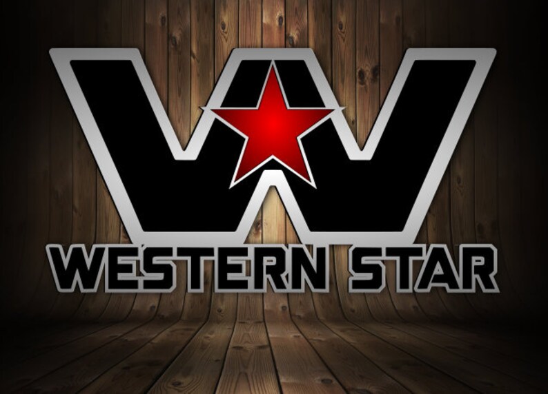 Western Star Steel&aluminium Wall Sign Powder Coated Ready to Hang - Etsy