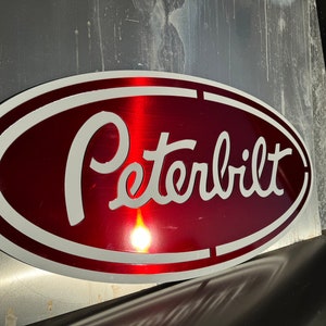 Peterbilt Sign Aluminum - Etsy
