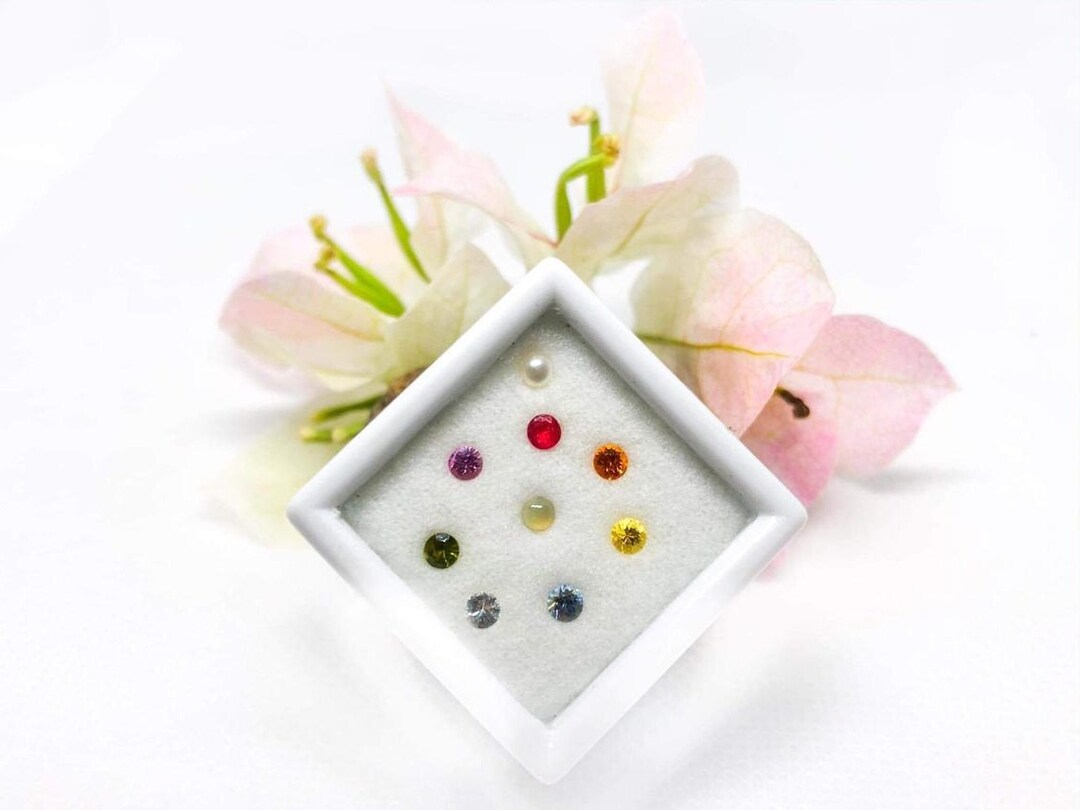 Ceylon Gem Stone of 9 Set - Etsy