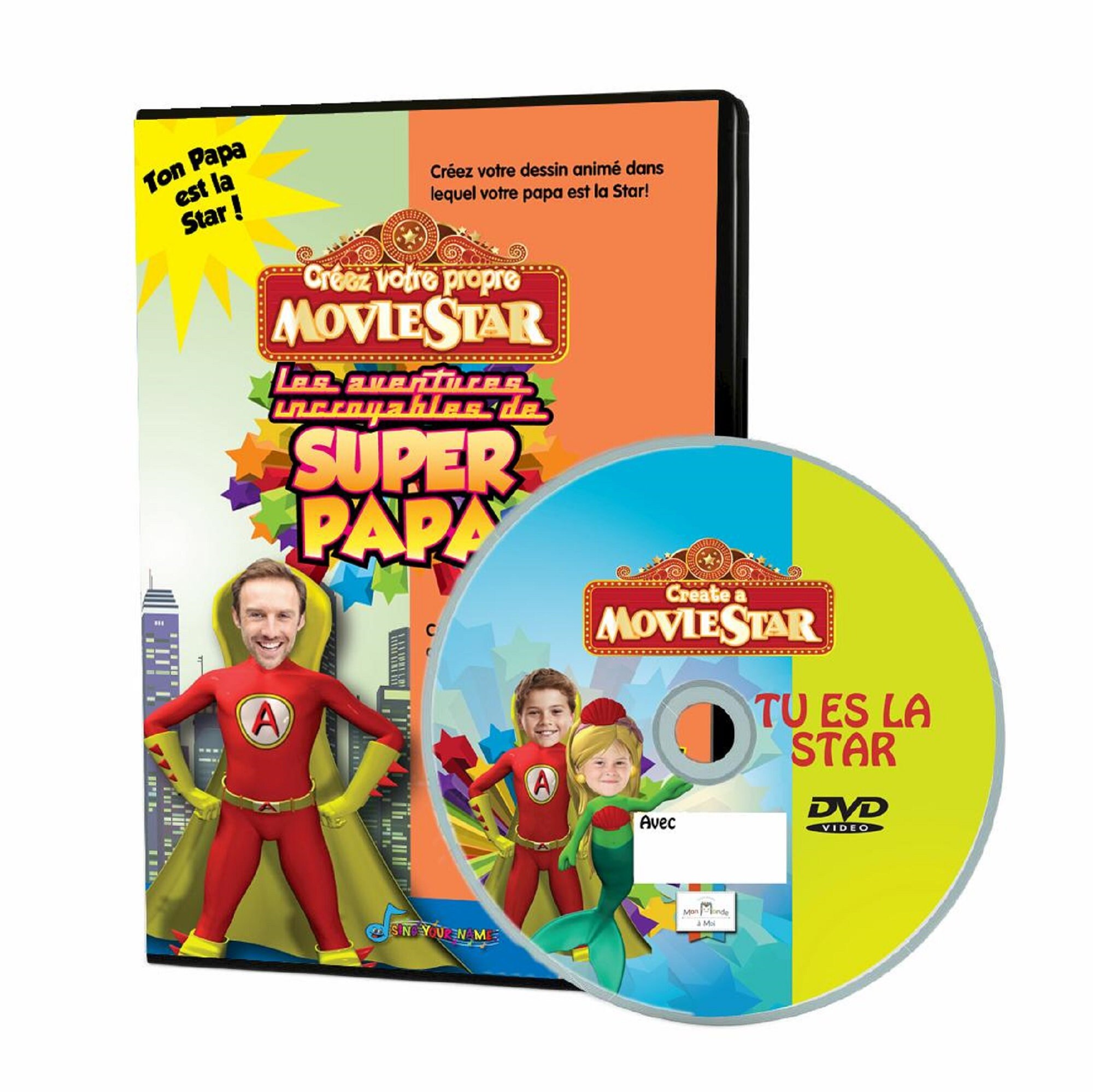 Personalized Super Dad DVD Personalized Animated Film Super Dad ...