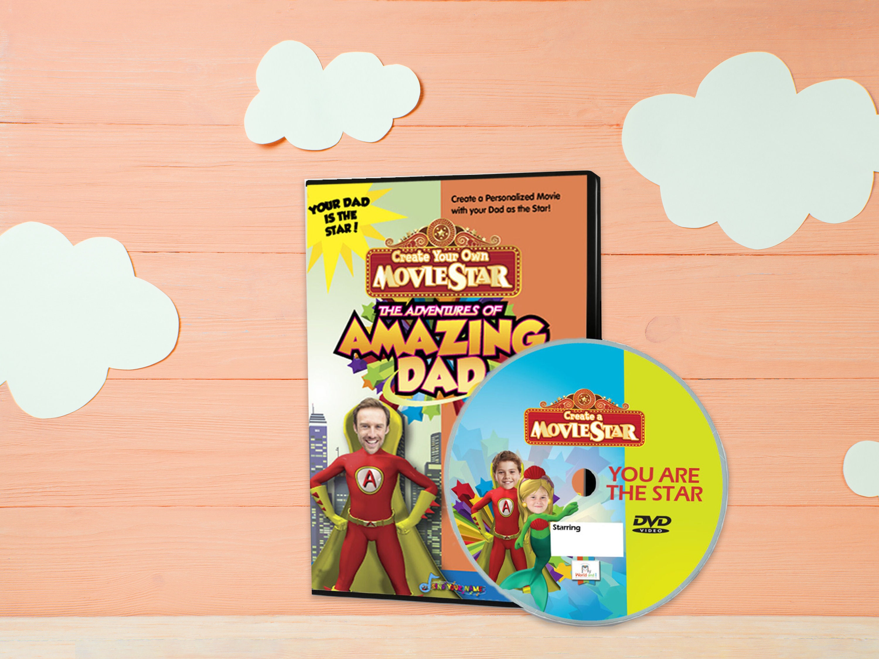 Amazing Dad Personalized DVD Cartoon Photo-personalized DVD Amazing Dad ...