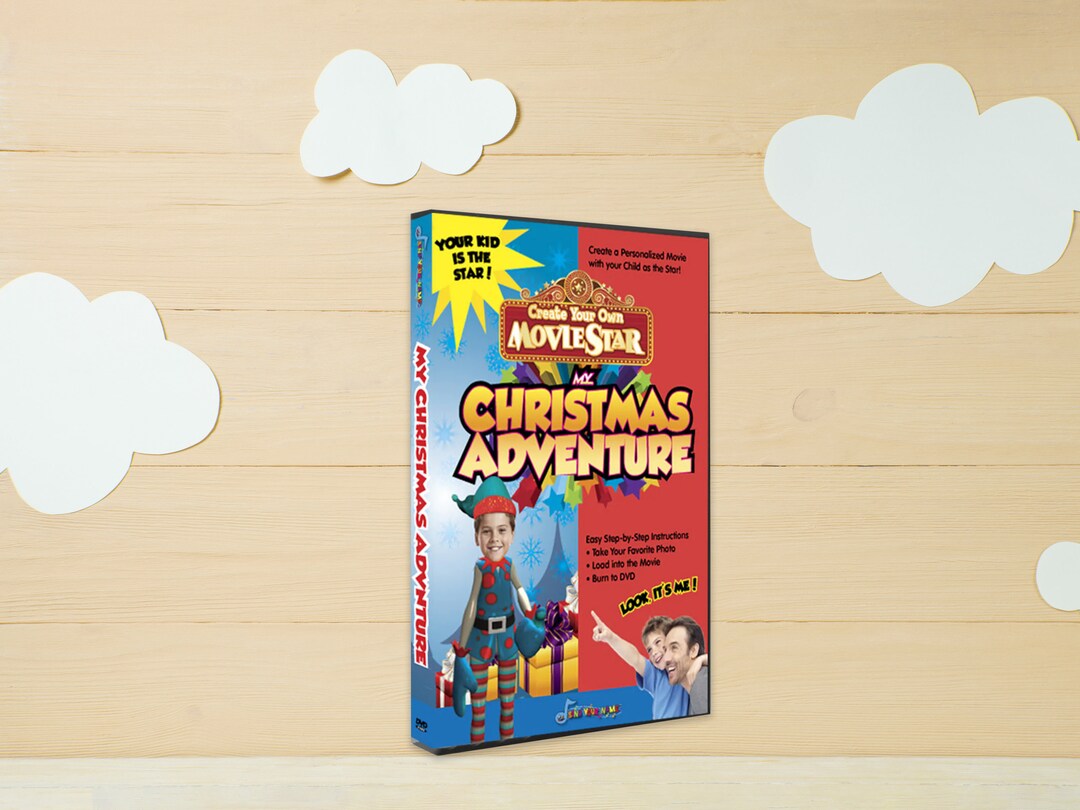 Personalized DVD Cartoon for Children My Christmas Adventure Photo ...