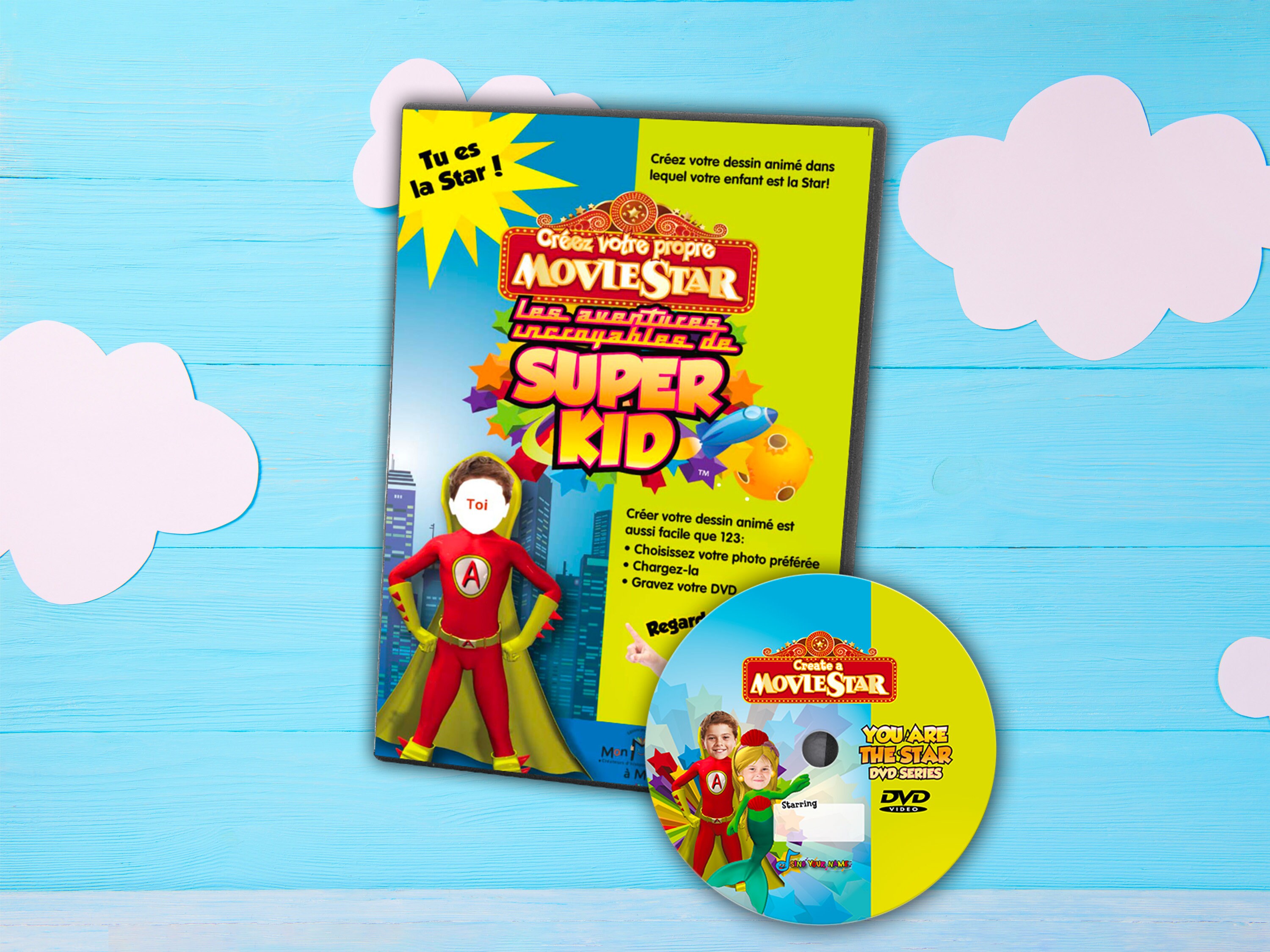 Personalized DVD Cartoon for Children Amazing Kid - Etsy