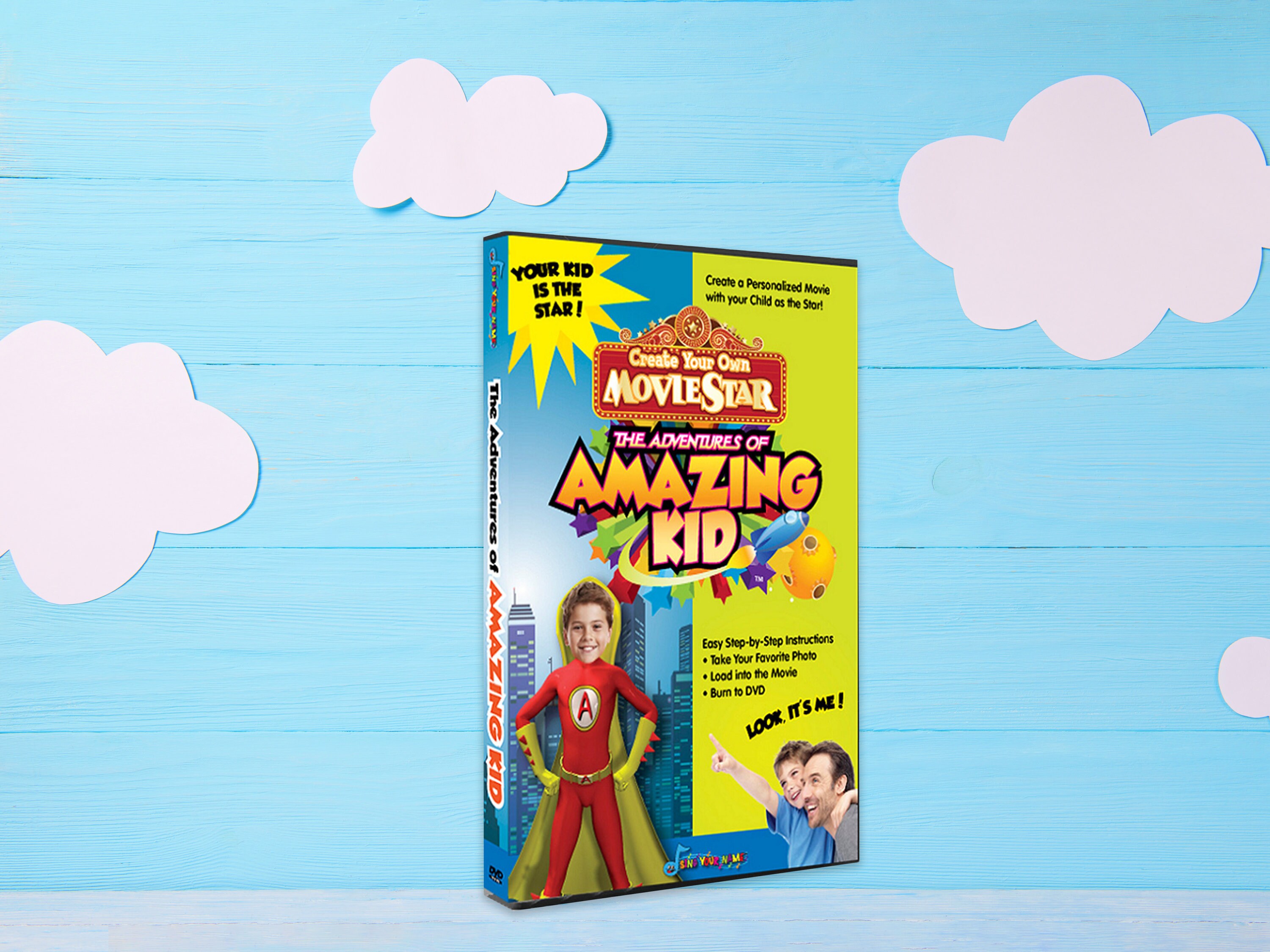 Personalized DVD Cartoon for Children Amazing Kid - Etsy