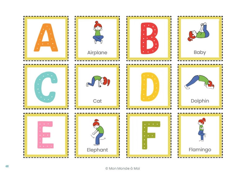 Yoga for Kids Yoga Poses and Positions Fun Yoga Cards and Printables ...