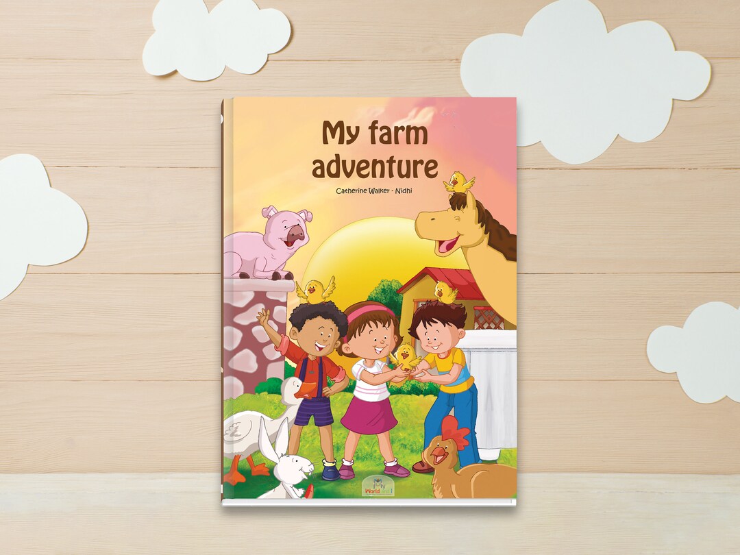 Personalized Book on the Farm Animals, My Farm Adventure, Story Book ...
