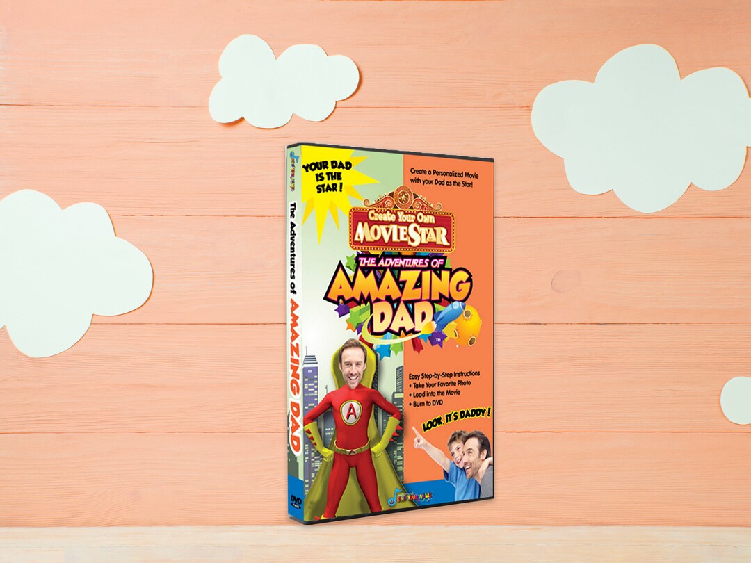 Amazing Dad Personalized DVD Cartoon Photo-personalized DVD Amazing Dad ...