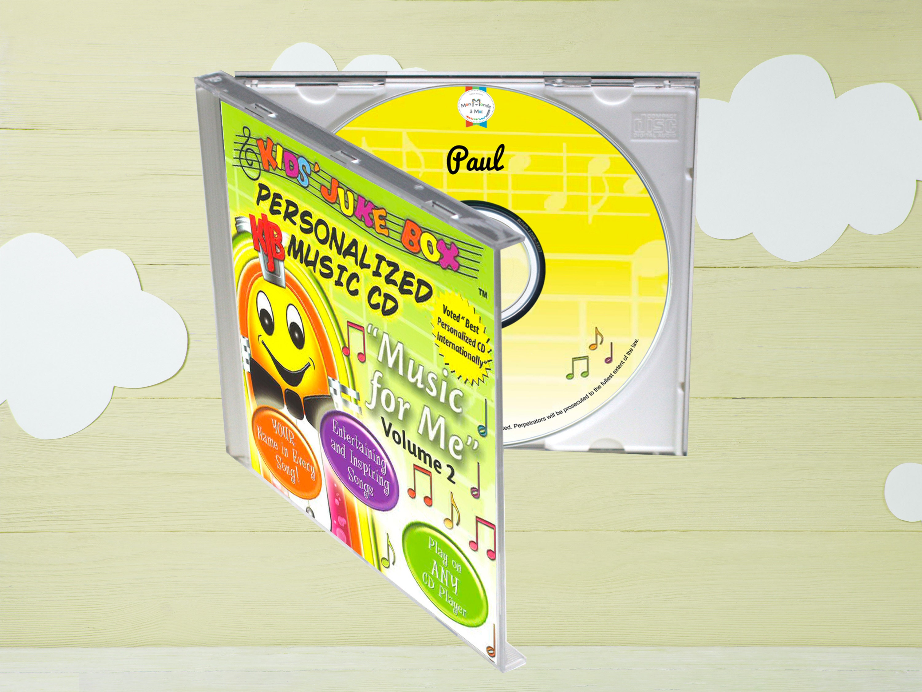 Personalized Songs With the Child's Name Music for Me - 12 Children's ...
