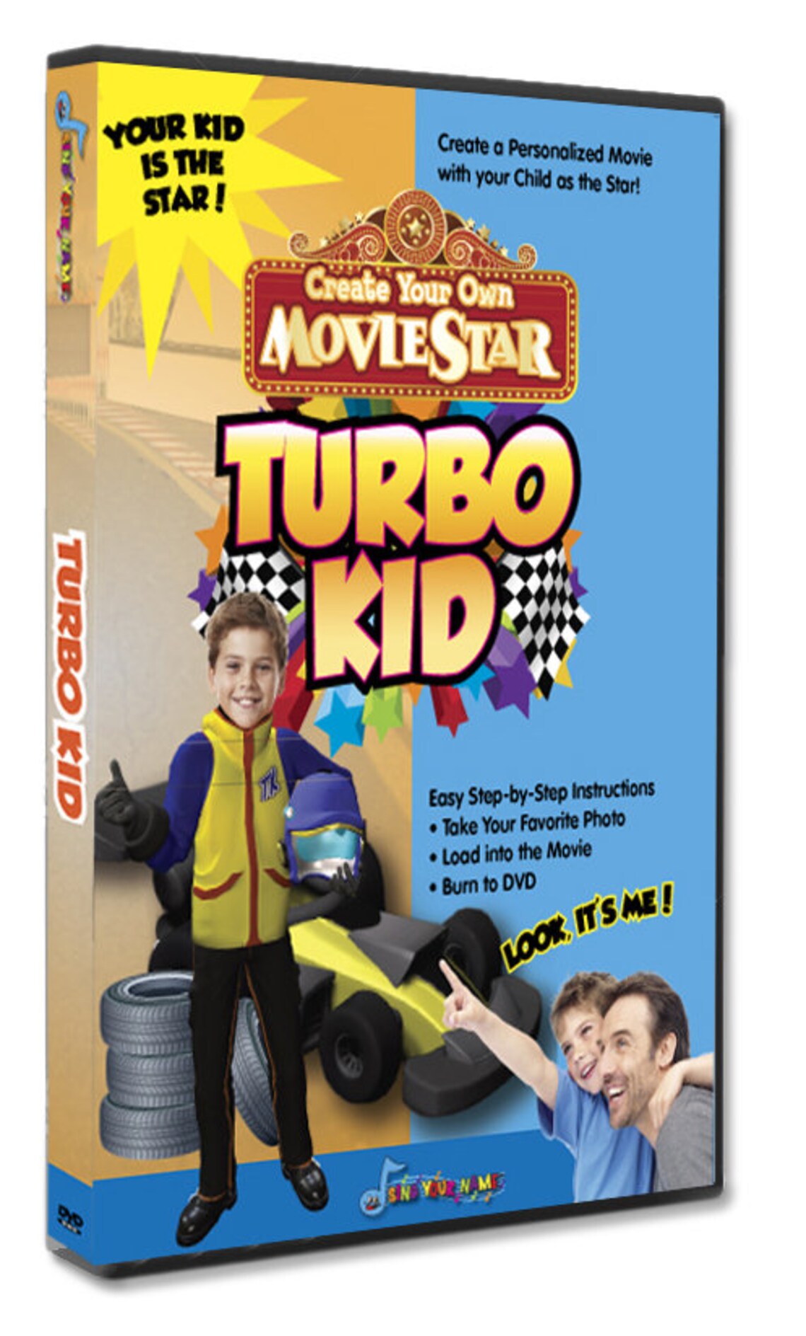 Personalized DVD Cartoon for Children Turbo Kid | Photo-personalized ...