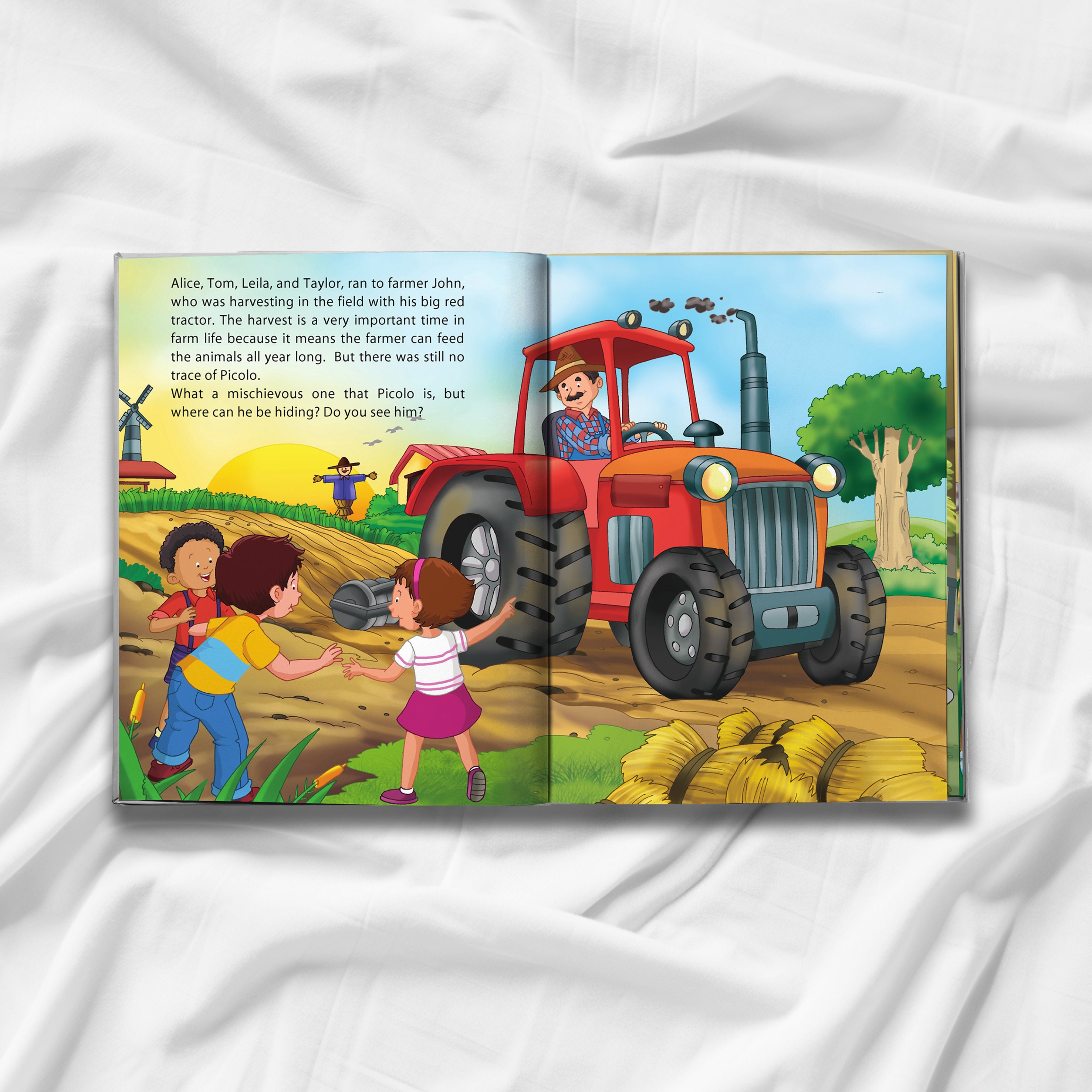 Personalized Book on the Farm Animals, My Farm Adventure, Story Book ...