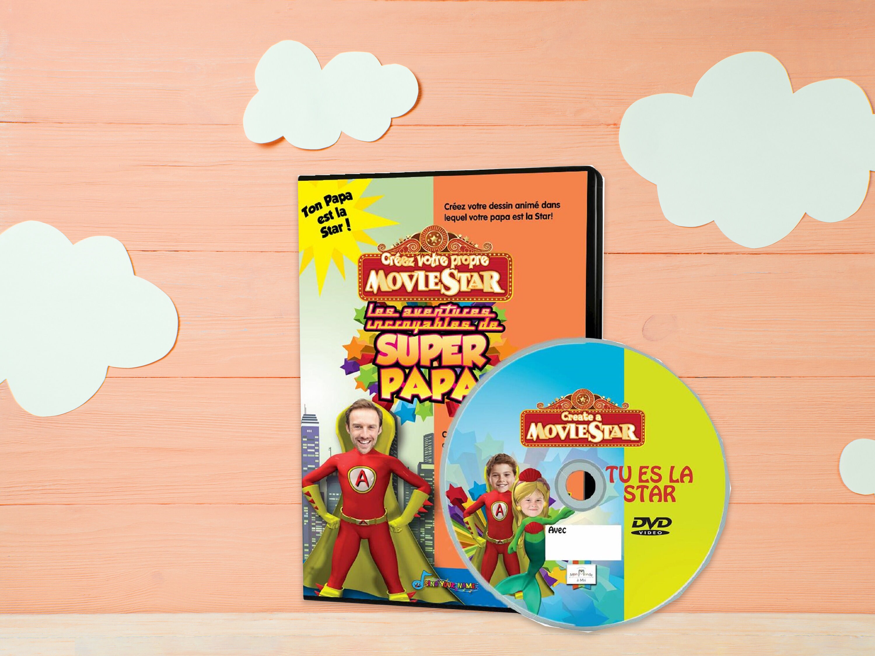 Personalized Super Dad DVD Personalized Animated Film Super Dad ...