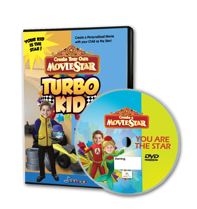 Personalized DVD Cartoon for Children Turbo Kid | Photo-personalized ...