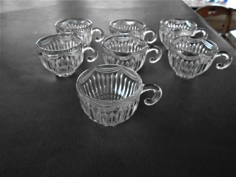 Rare Indiana Glass Company Royal Drape Pattern Punch Bowl Set - Etsy