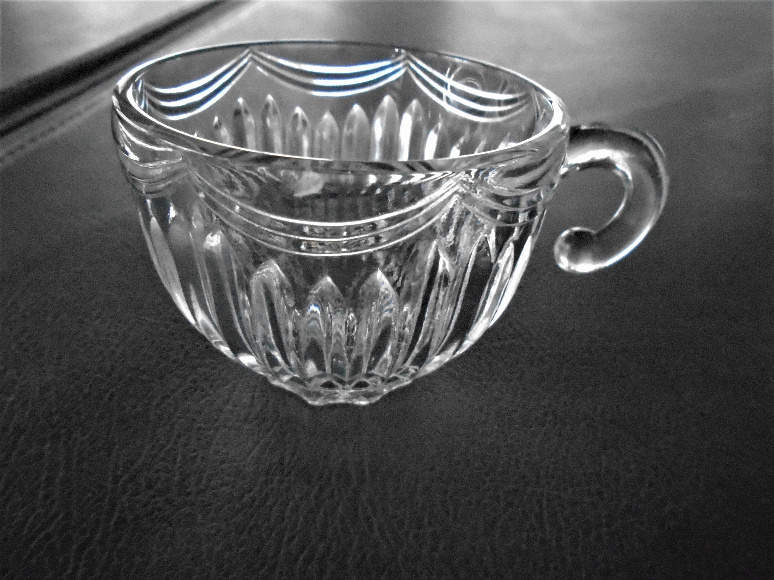 Rare Indiana Glass Company Royal Drape Pattern Punch Bowl Set - Etsy