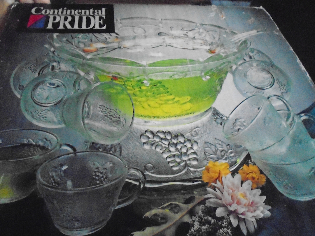 27 Piece Continental Pride Punch Bowl Set - Etsy