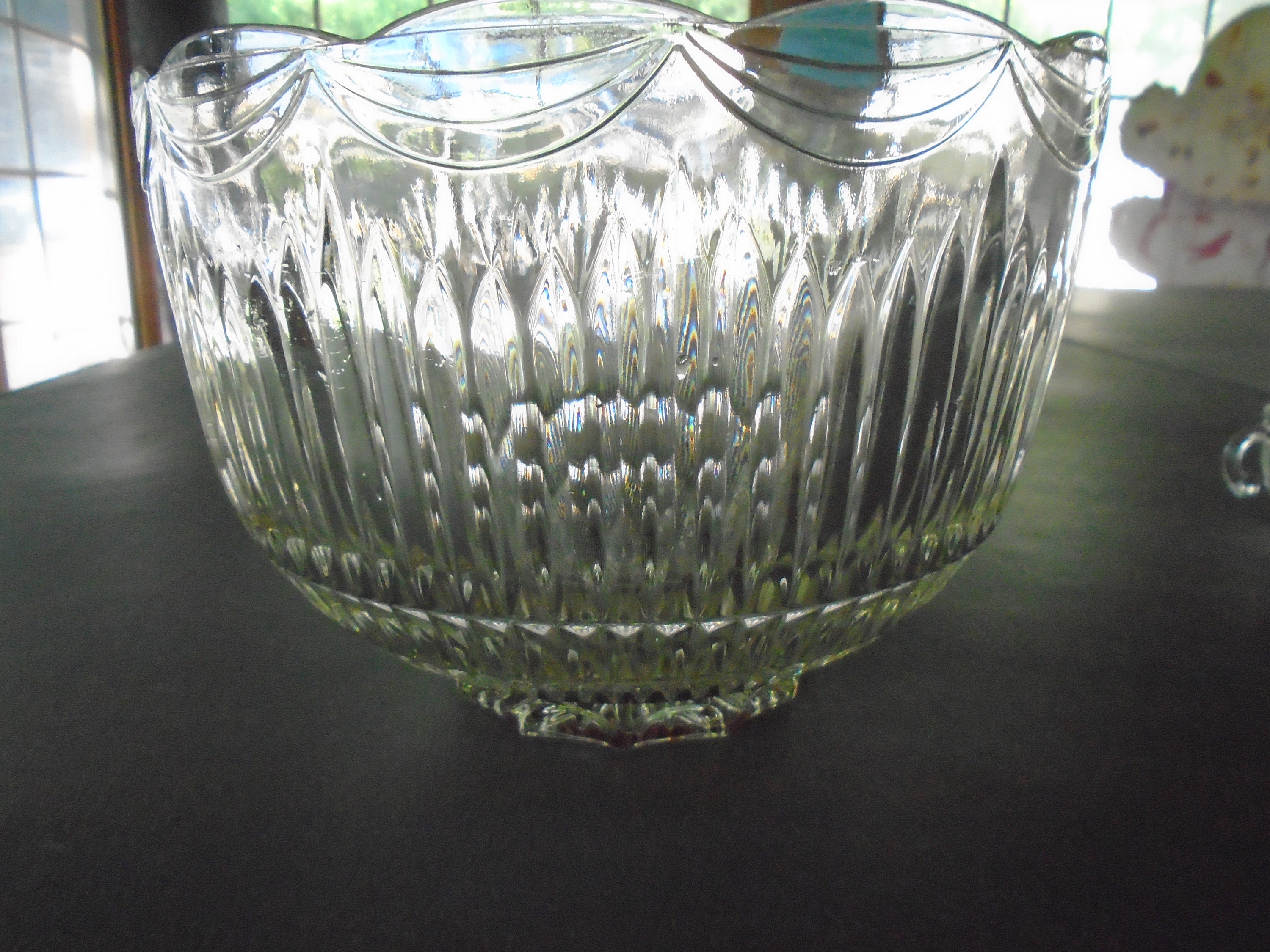 Rare Indiana Glass Company Royal Drape Pattern Punch Bowl Set - Etsy
