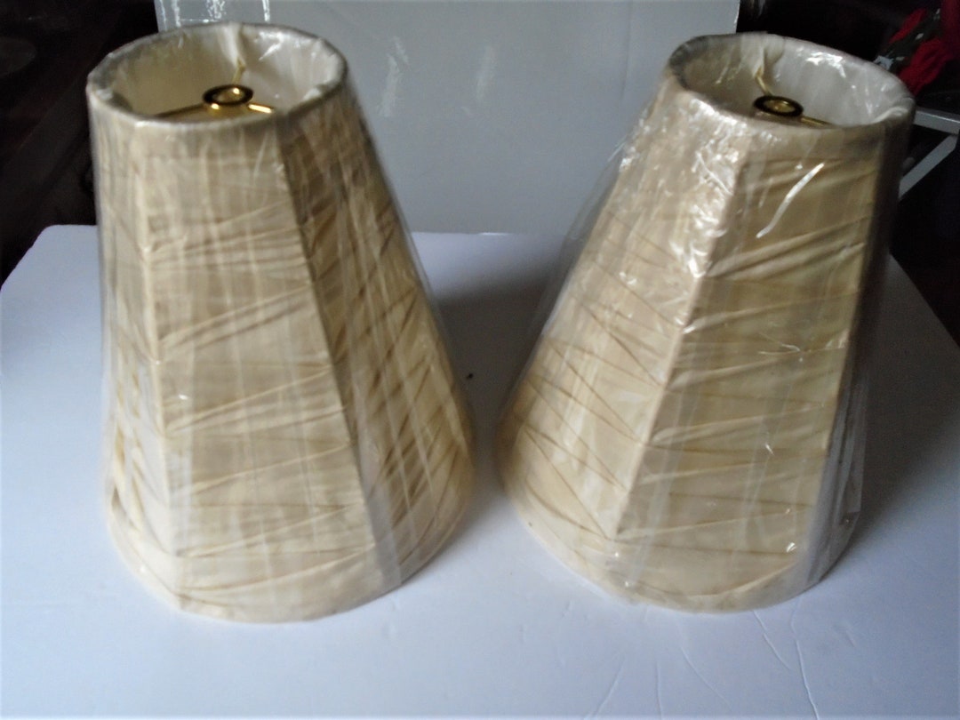 2 New Ivory Lamp Shades - Etsy