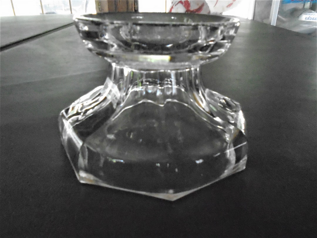 Vintage Crystal Punch Bowl Stand or Base - Etsy
