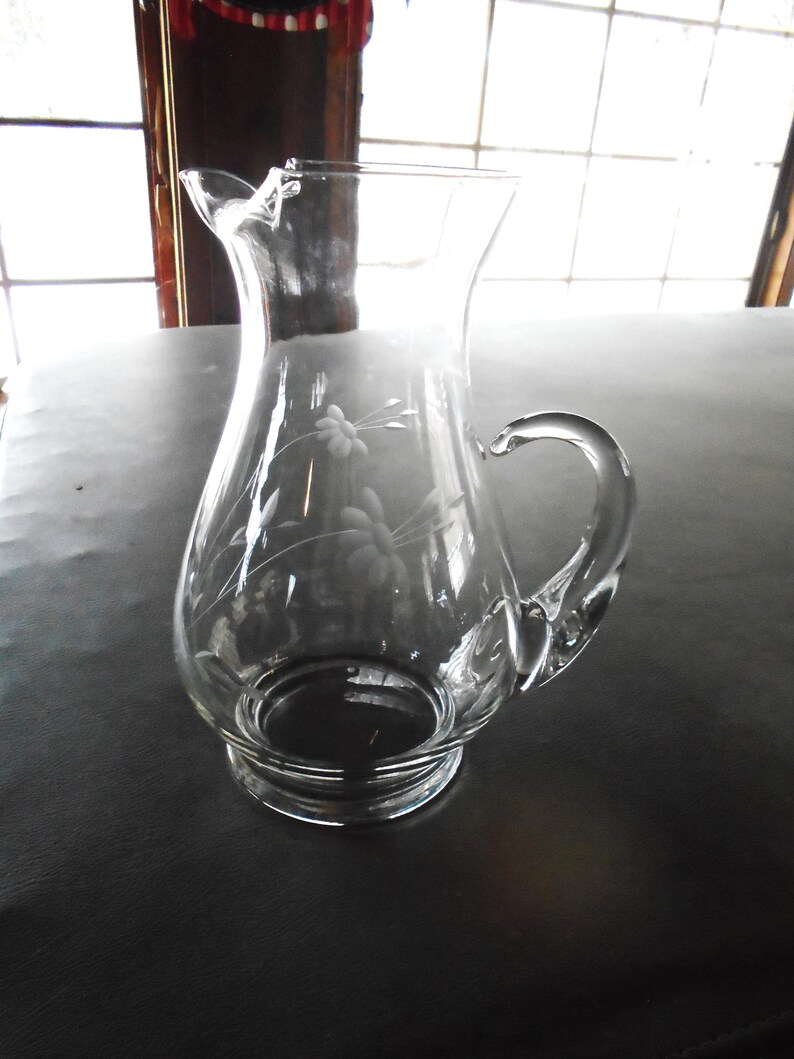8 Piece Princess House Heritage Etched Flower Crystal Brandy Snifter ...