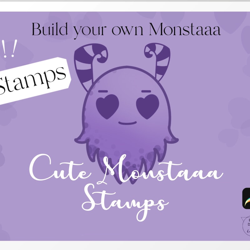 Monster Stamps - Etsy