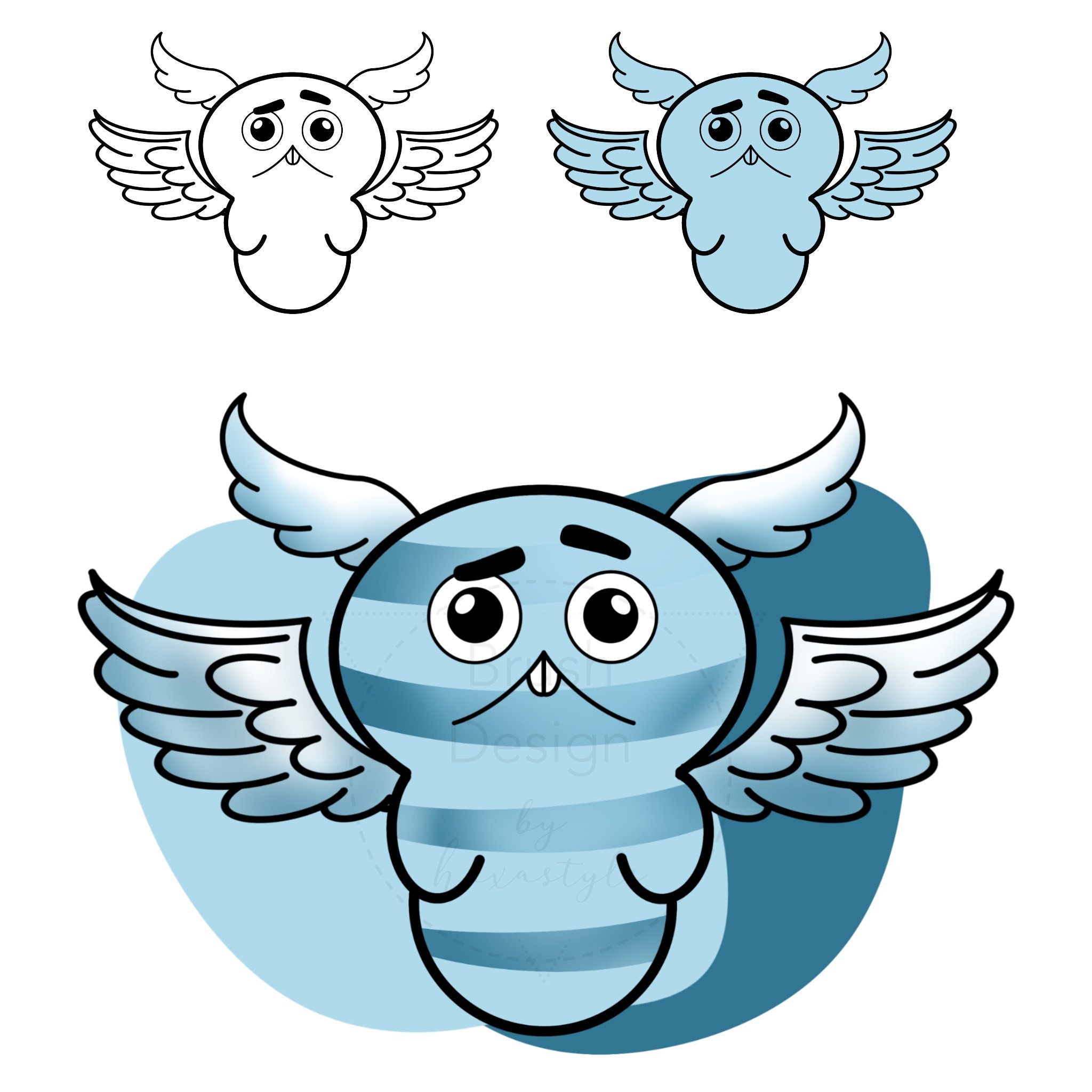 120 Cute and Funny Procreate Monster Stamps Procreate Stamps for KIDS ...