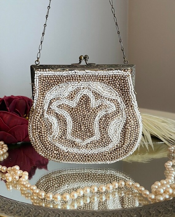 Antique Beaded Handbag - Gem