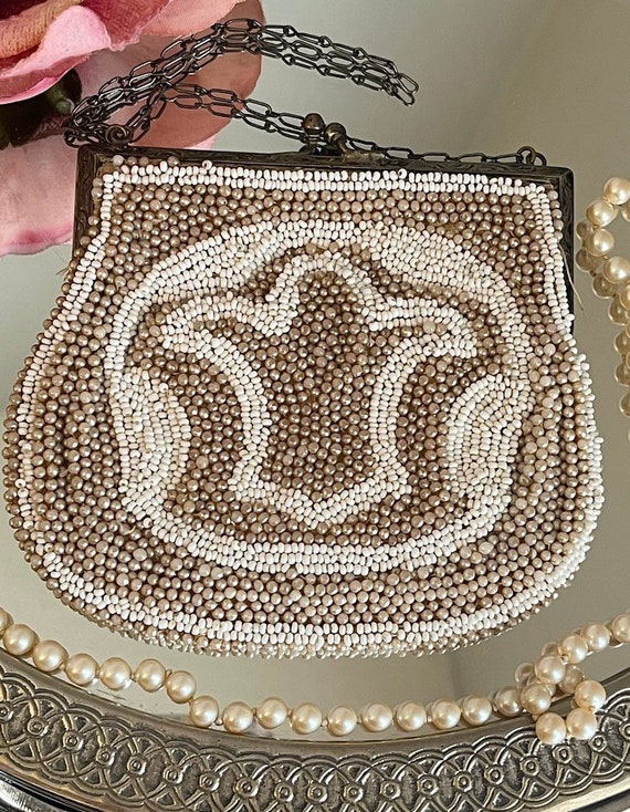 Antique Beaded Handbag - Gem