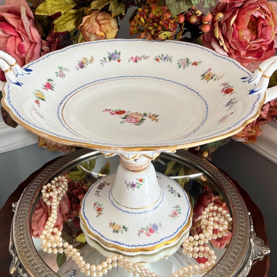 Rare Antique German Pedestal Compote | Etsy