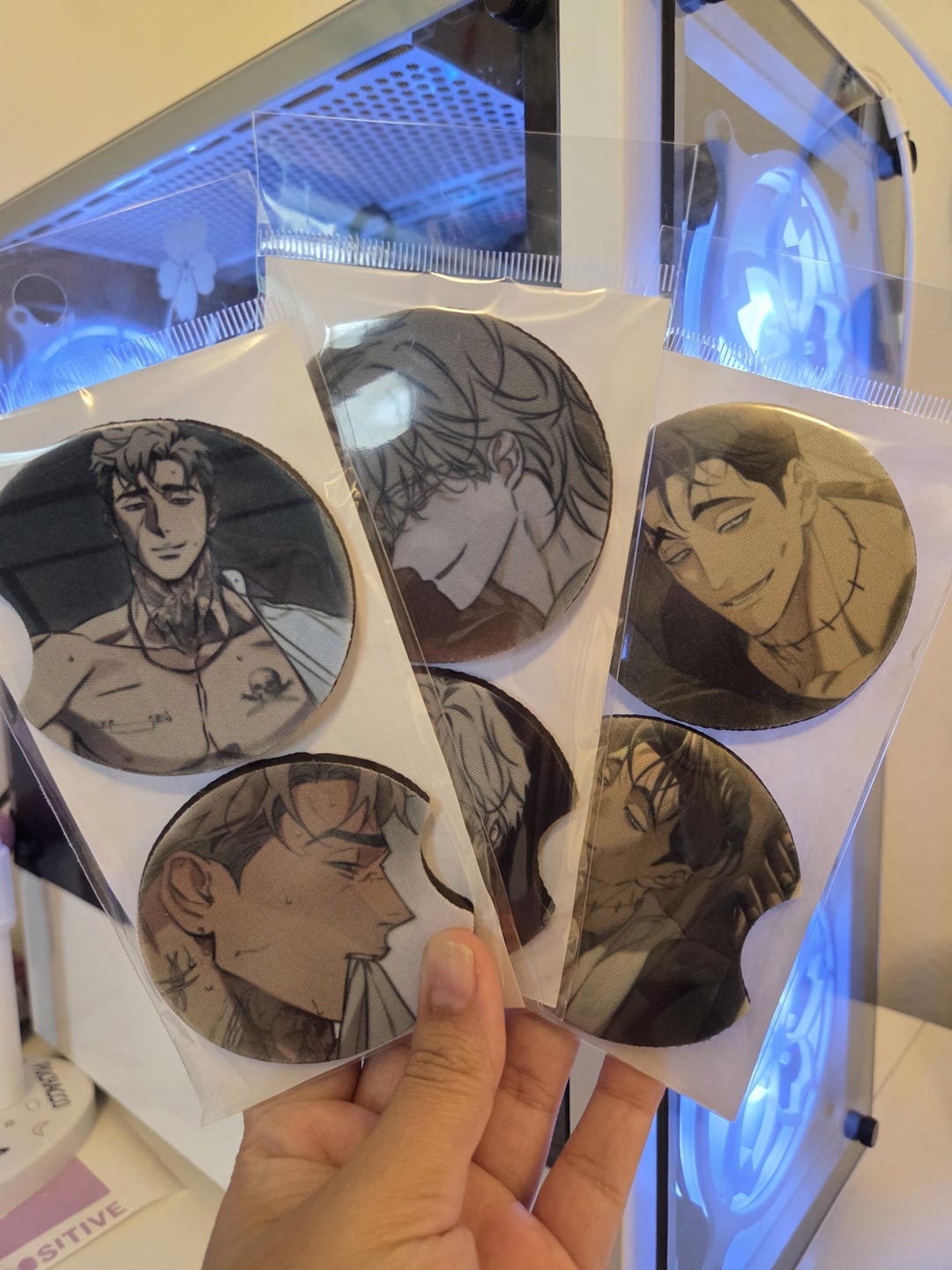 BL Manhwa Car Coasters (set of 2) - Etsy