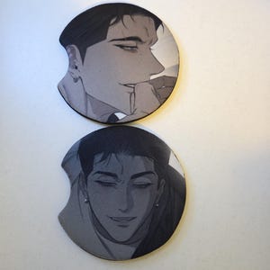 BL Manhwa Car Coasters (set of 2) - Etsy