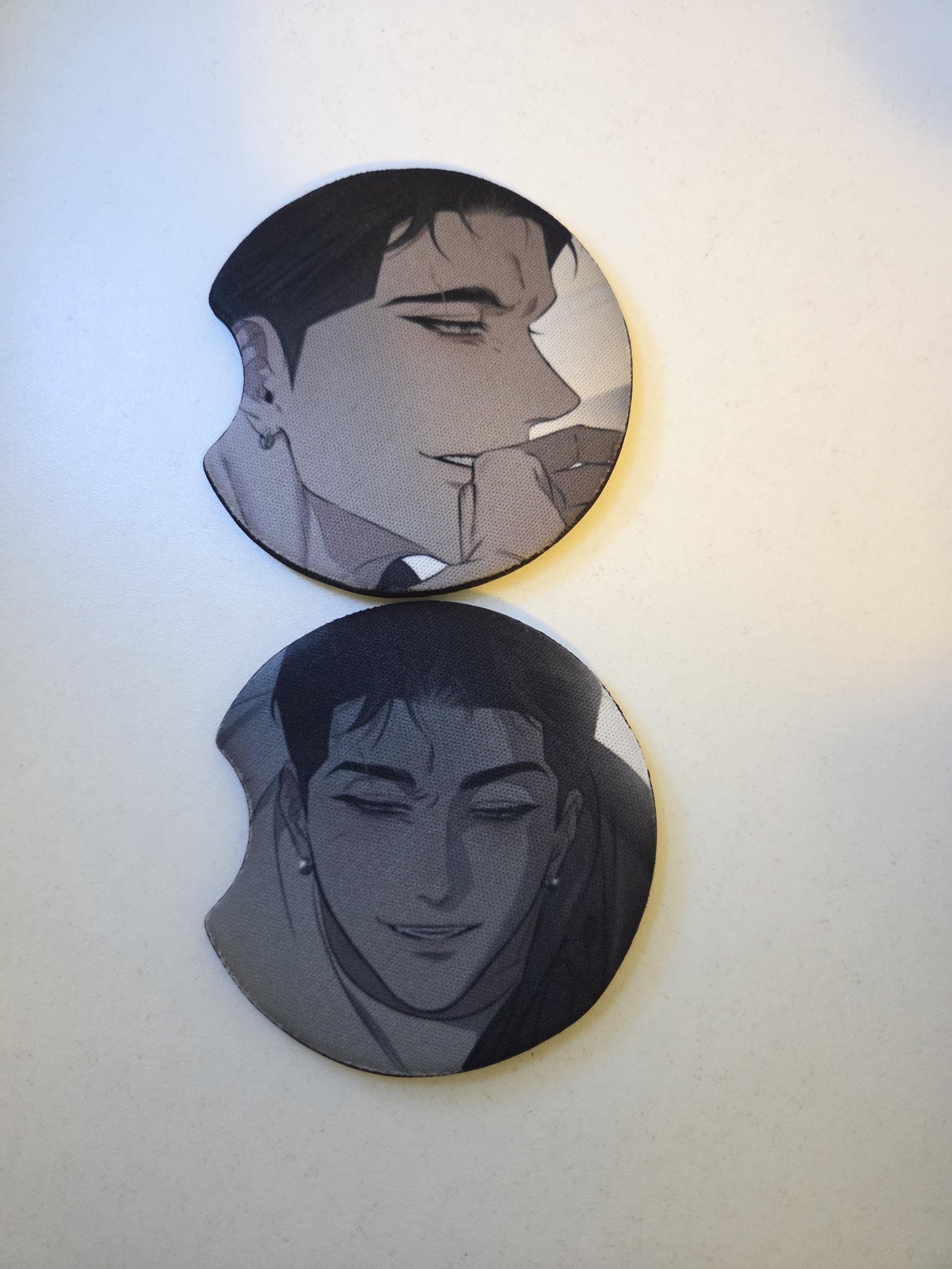 BL Manhwa Car Coasters (set of 2) - Etsy