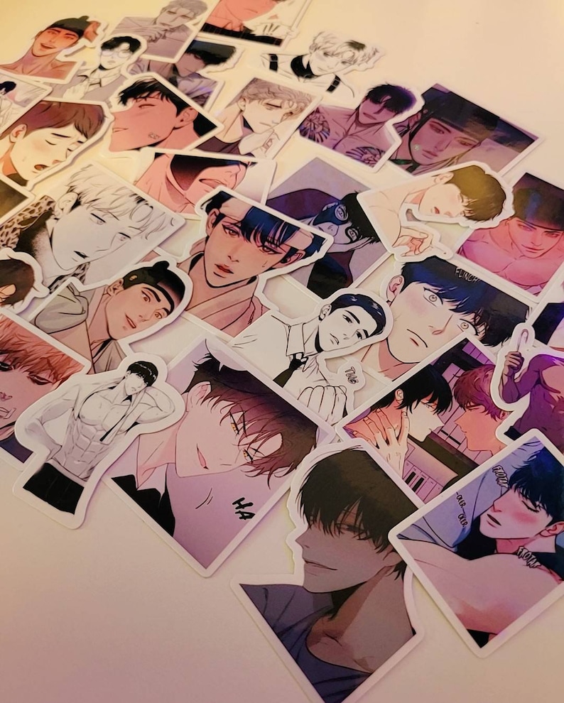 Random BL Vinyl Stickers Manhwa Manhua Stickers Vinyl - Etsy