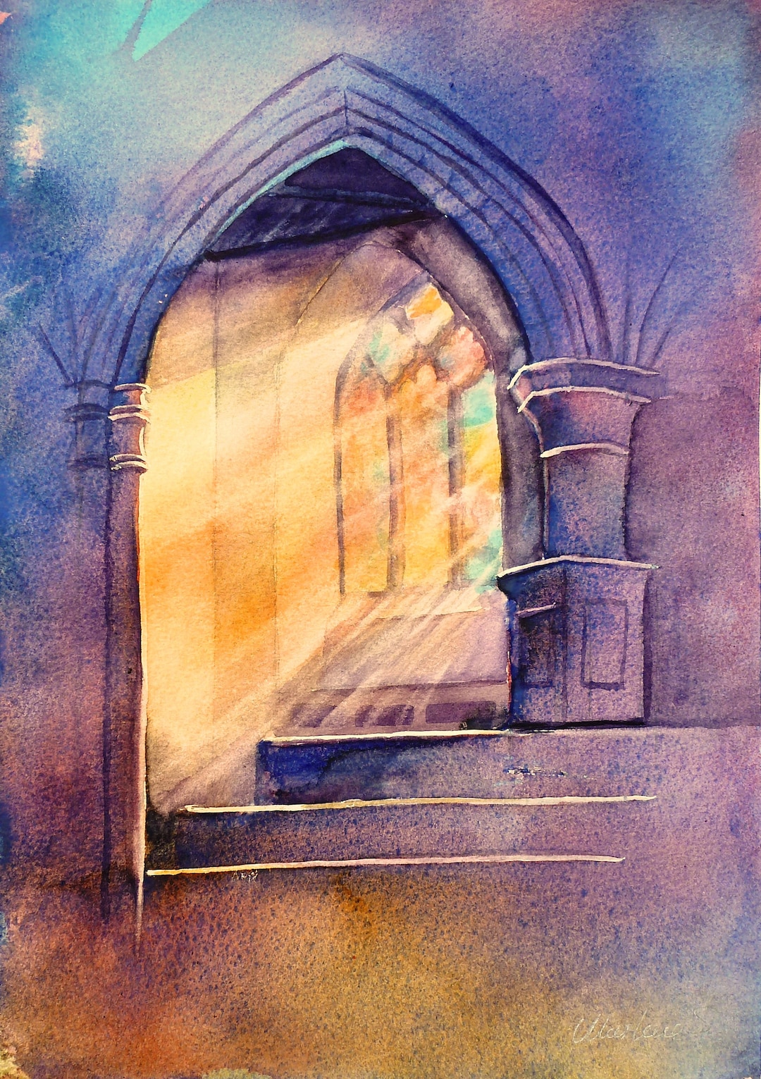 Lux Lucret in Tenebris, Light Shines in the Darkness of Interior of ...