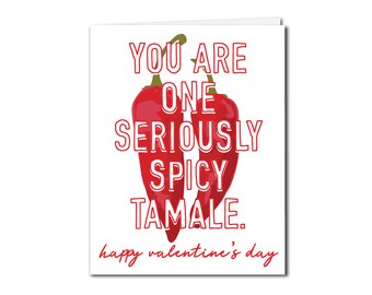Baby You're A Hot Tamale Hot Tamale Candy 4x6 Blank Greeting Card - Etsy