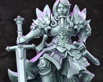 Female Cleric Dnd Miniature Miniatures for Tabletop Games | Etsy